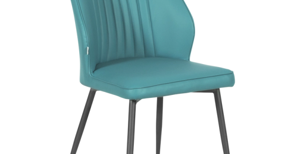 Трапезен стол Laredo 2Y силиконова кожа - Аквамарин - Топ Цени | Мебели Онлайн Orhideamebel.com